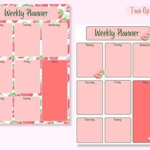 Digital Weekly Planner, Weekly Planner, Printable Planner, Digital ...
