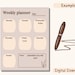 Weekly Planner, Digital Weekly Planner, Printable Planner, Simple ...