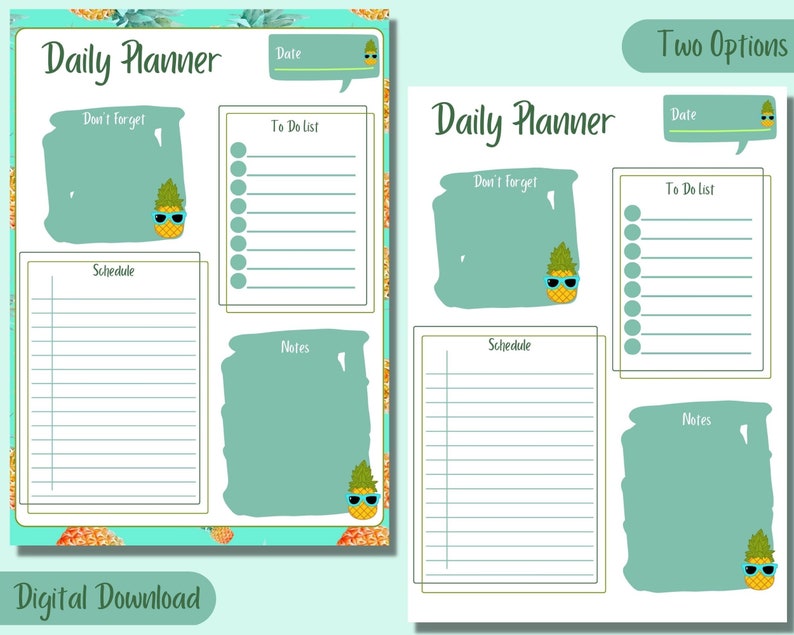 Digital Weekly Planner, Weekly Planner, Printable Planner, Digital ...