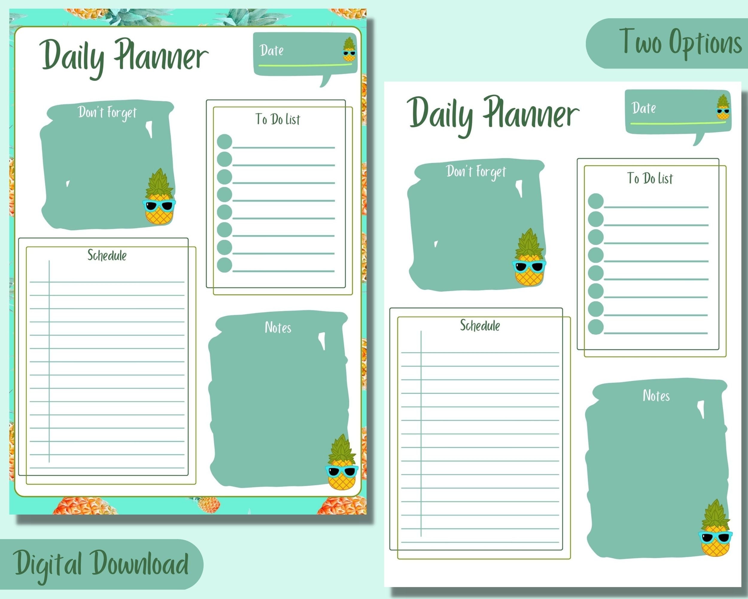 Digital Weekly Planner, Weekly Planner, Printable Planner, Digital ...