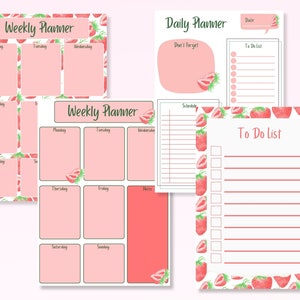 Digital Weekly Planner, Weekly Planner, Printable Planner, Digital ...