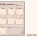 Weekly Planner, Digital Weekly Planner, Printable Planner, Simple ...