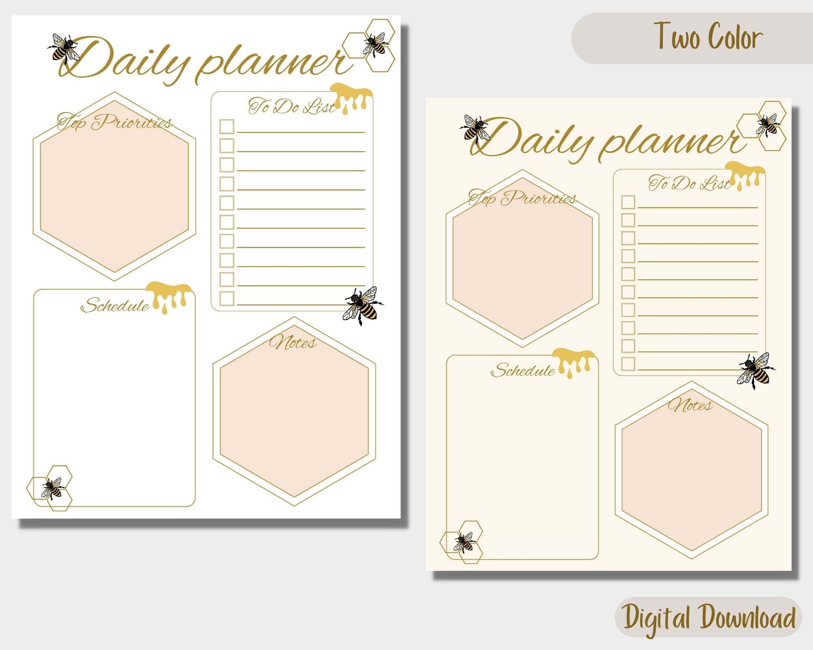 Digital Weekly Planner, Weekly Planner, Printable Planner, Digital ...