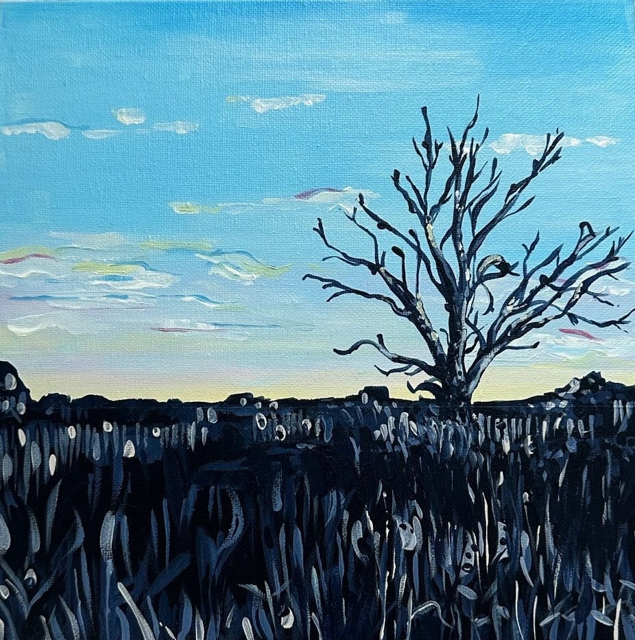 Stroll Original Painting Painting Board - Etsy