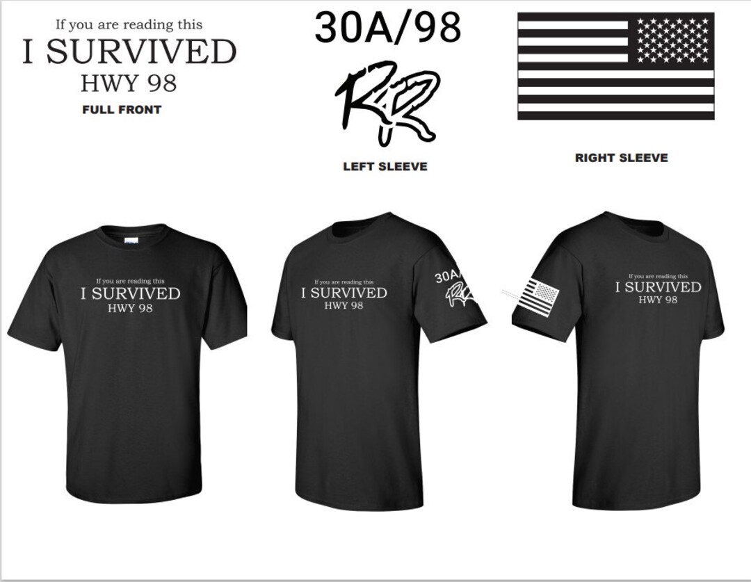 30A/98 Road Rage T-shirt - Black - Etsy