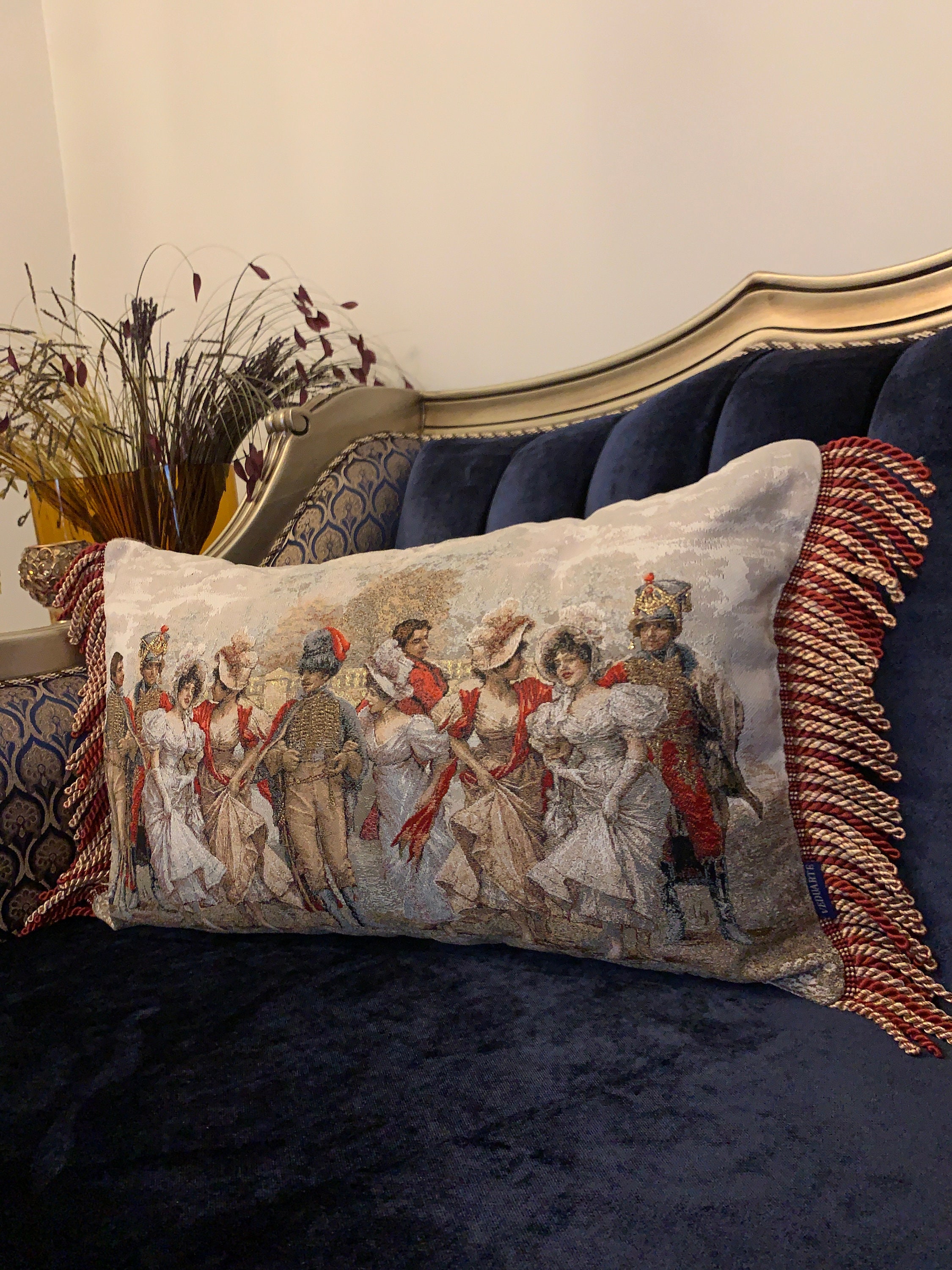 Baroque Style Tapestry/gobelin 35cmx60cm Throw Pillow Cushion Cover ...
