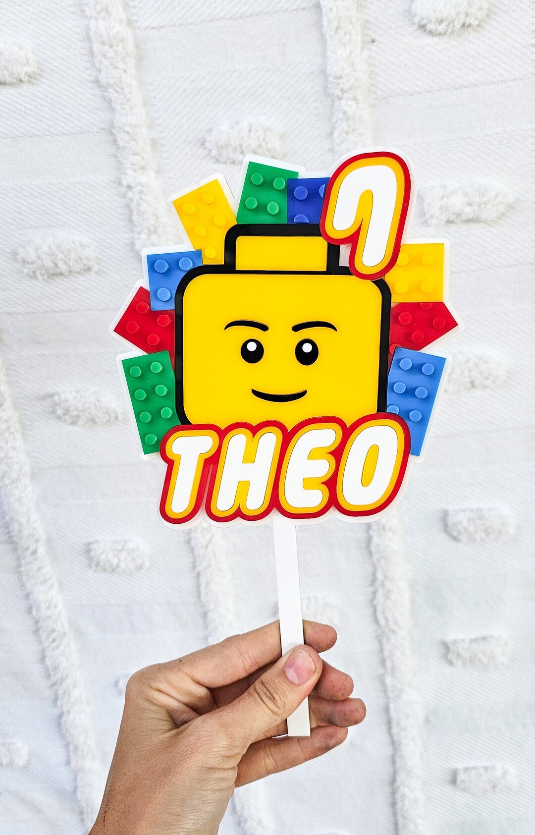Lego Cake Topper | Lego Cake | Lego Face Topper | Lego Acrylic Cake ...