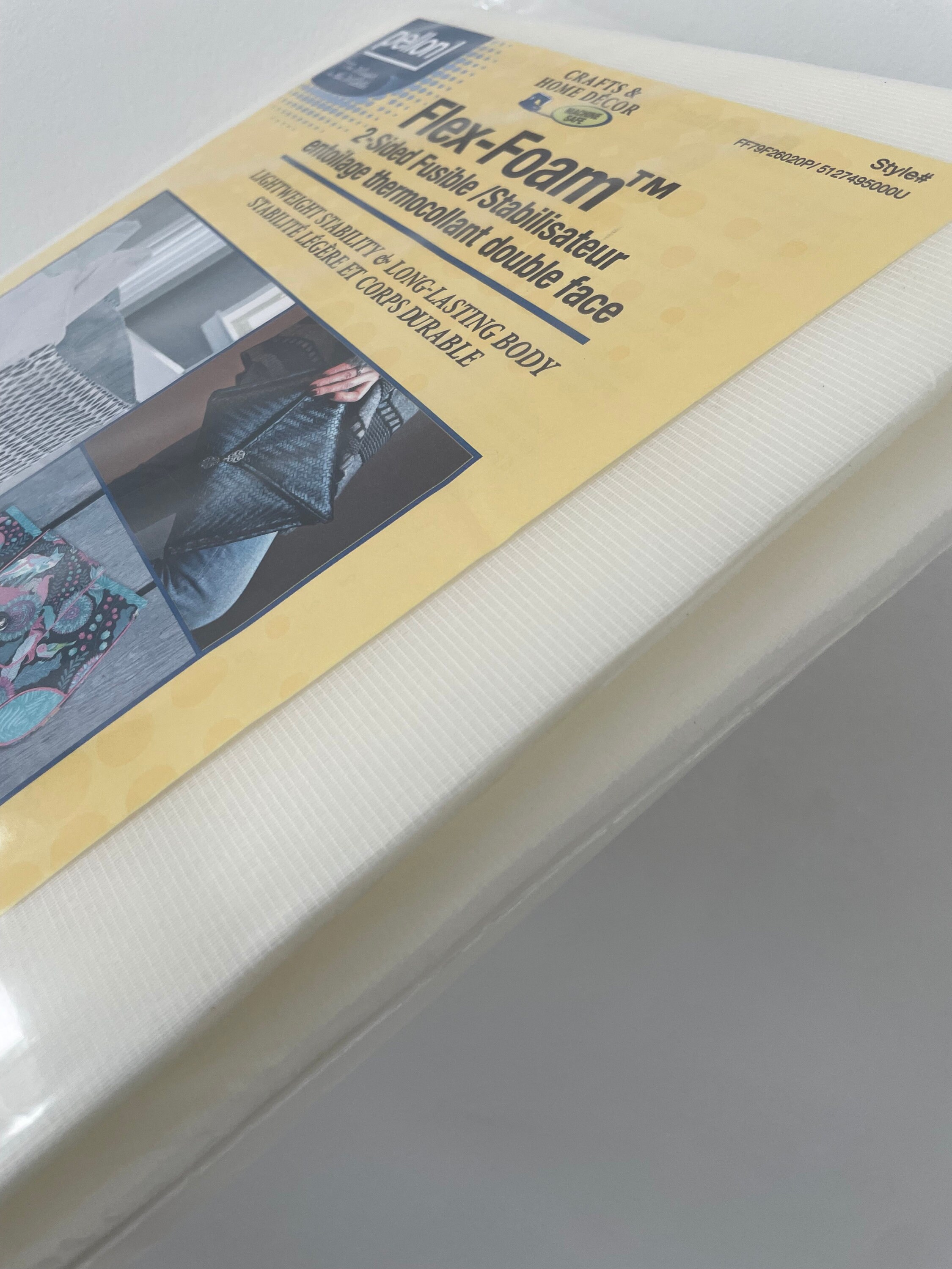 Pellon Flex Foam 2 Sided Fusible Stabilizer, Foam Padding Sewing ...