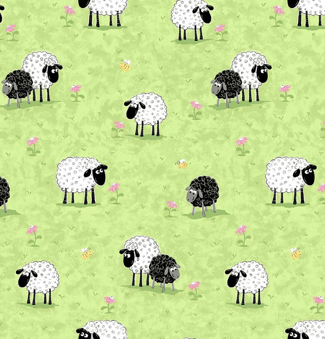 Lal the Lamb by Susybee Clothworks Fabric, Quilt Fabric, 100% Cotton ...