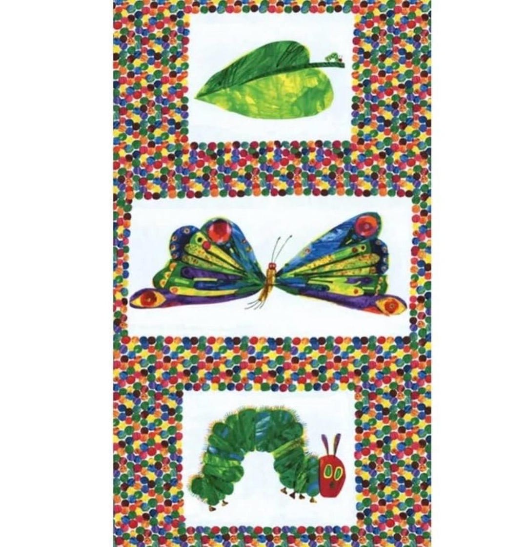 The Very Hungry Caterpillar Transformation 23.5"x44" PANEL From Andover ...