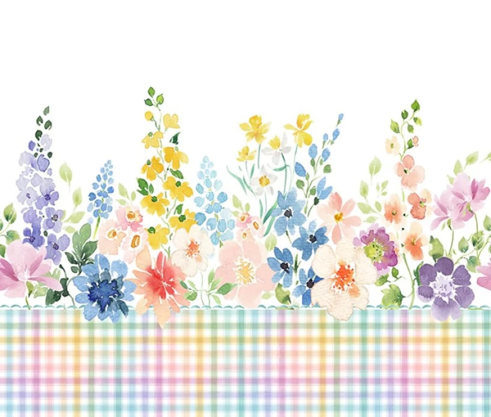 Spring Has Sprung Double Border by Heatherlee Chan for Clothworks ...