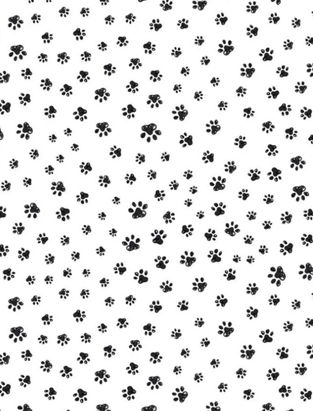 Paw Fabric, Timeless Treasures Fabric, Quilting Fabric, 100% Cotton ...