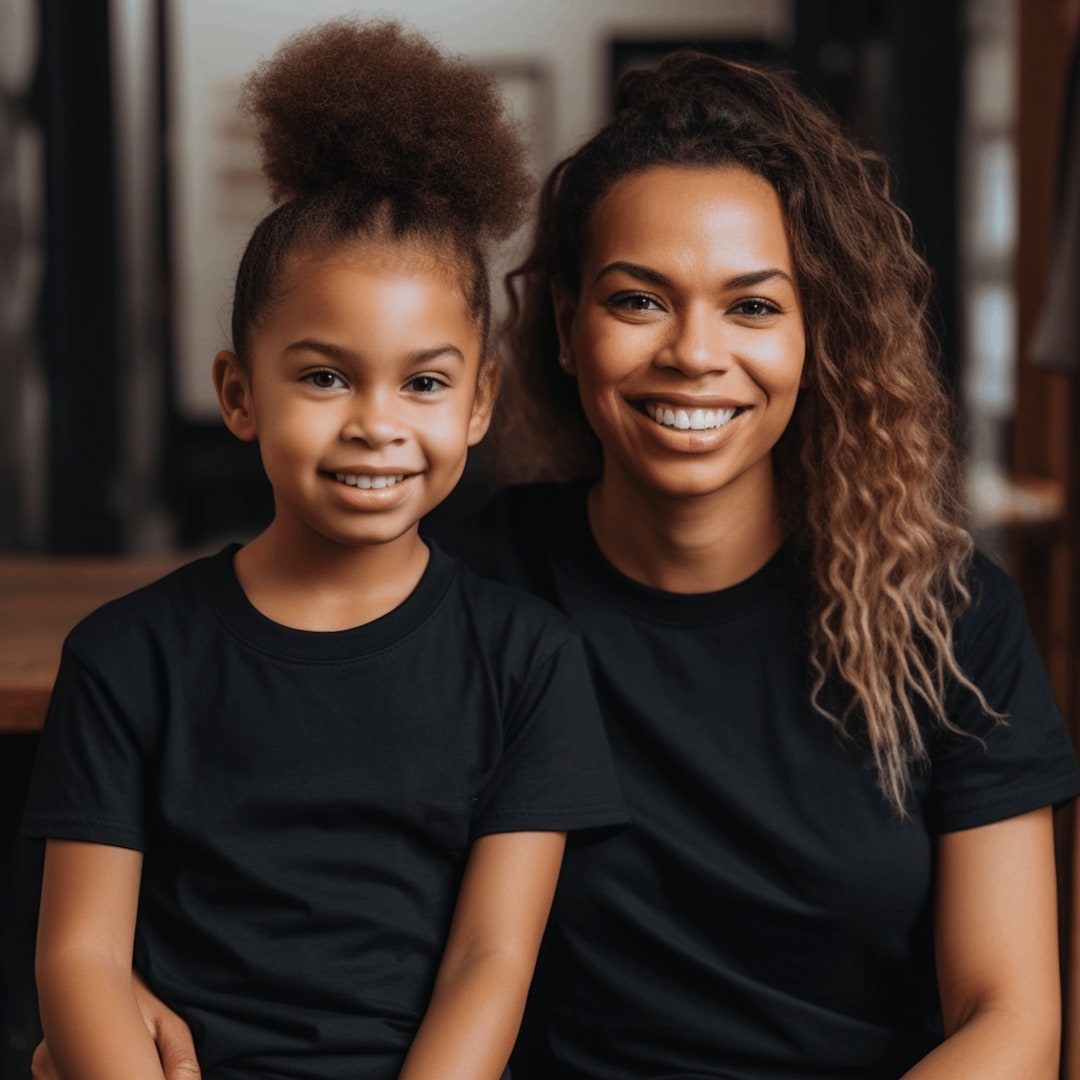 Black Family Mockup Bundles, Family Model Mockup Bundle, Bella Canvas ...