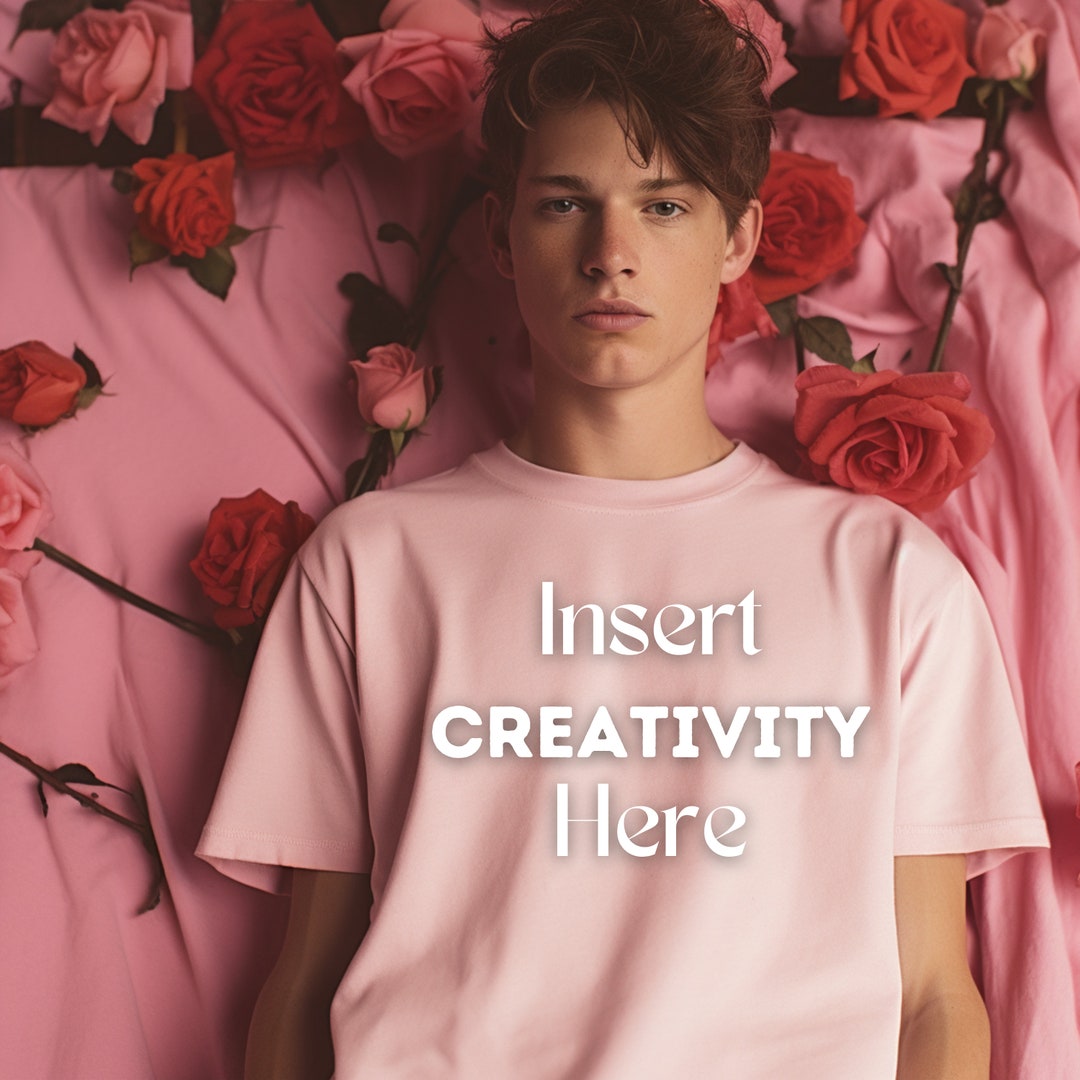 Pink BC3001 Tshirt Mockup, Pink Mock Up, Bella Canvas 3001 Mock Up ...