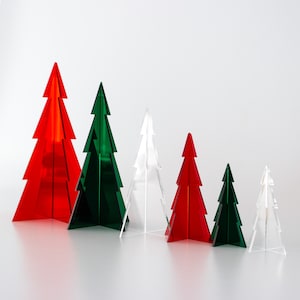 Set of 5 Christmas Tree FREE SHIPPING - Etsy