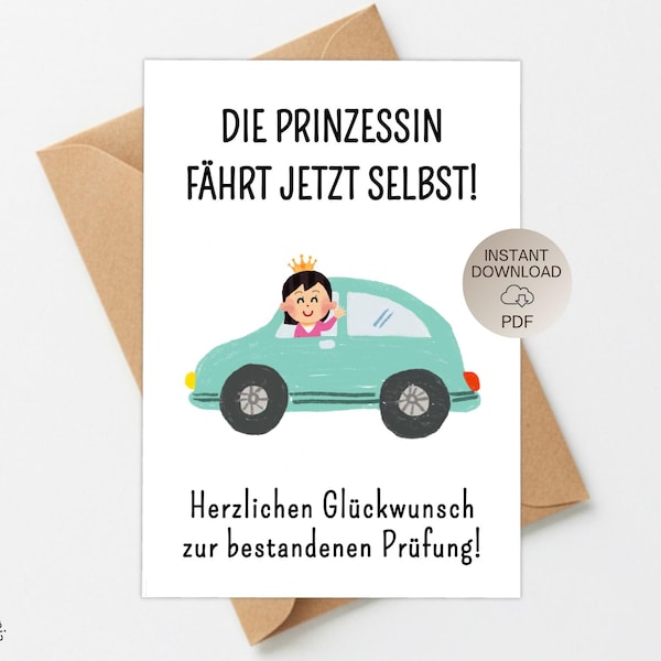 Funny Card Drivers Permit - Etsy
