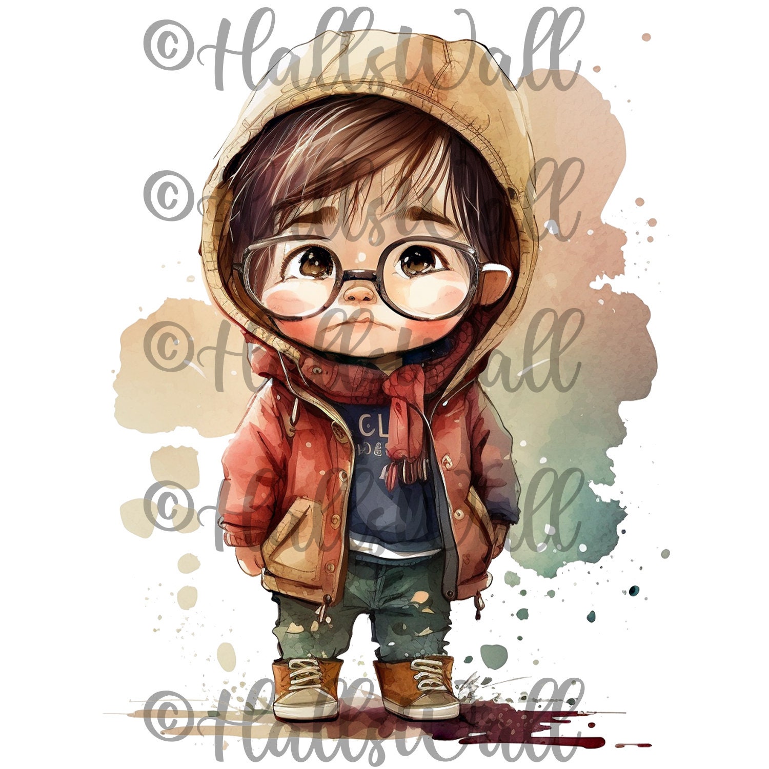 Chibi Glasses Boy