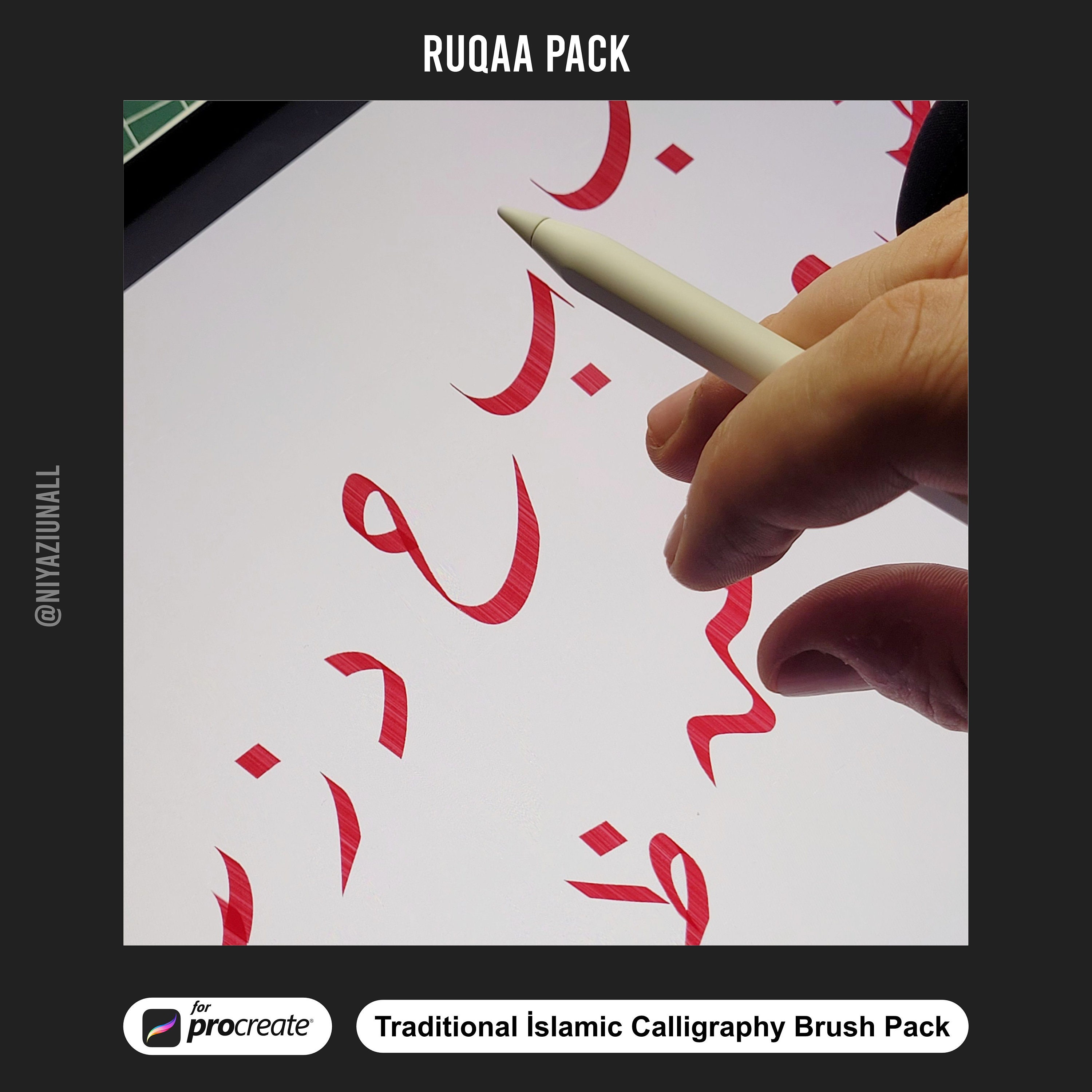 Traditionalhand Arabic Calligraphy FULL Package Brush for Procreate - Etsy