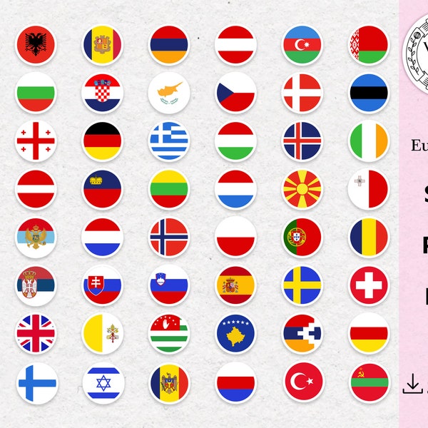 European Map Clipart - Etsy