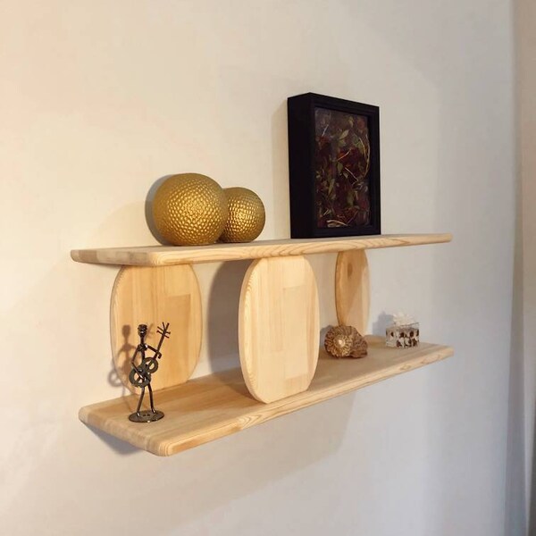 Wooden Wall Shelves - Etsy