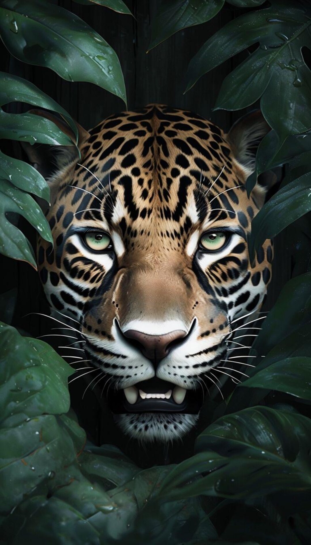 Leopard Jungle Gaze Digital Wall Art - Etsy