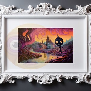 Surreal Gumbo Art Print of Surreal Stuff. Wall Art. Weird Home Decor ...