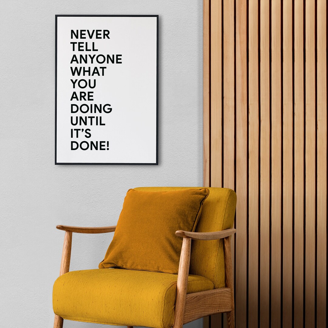 Motivational Posters, Quote Wall Art, Office Decor for Men, Office ...