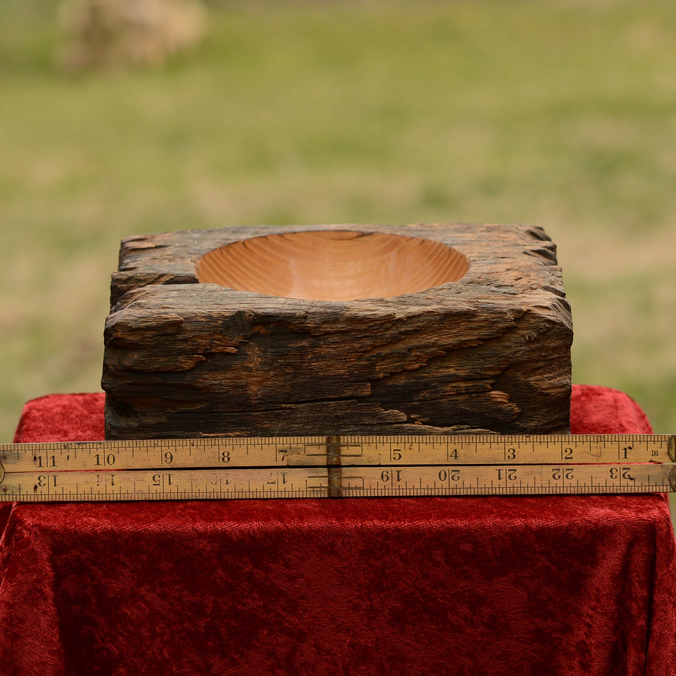 Rustic Honey Locust Bowl - Etsy