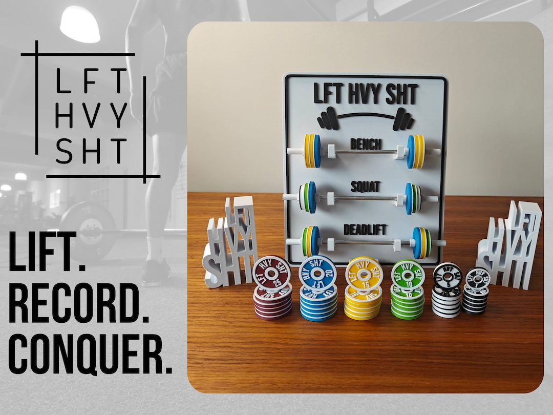 Ultimate Weightlifting Personal Tracking Board: Track Your Progress ...