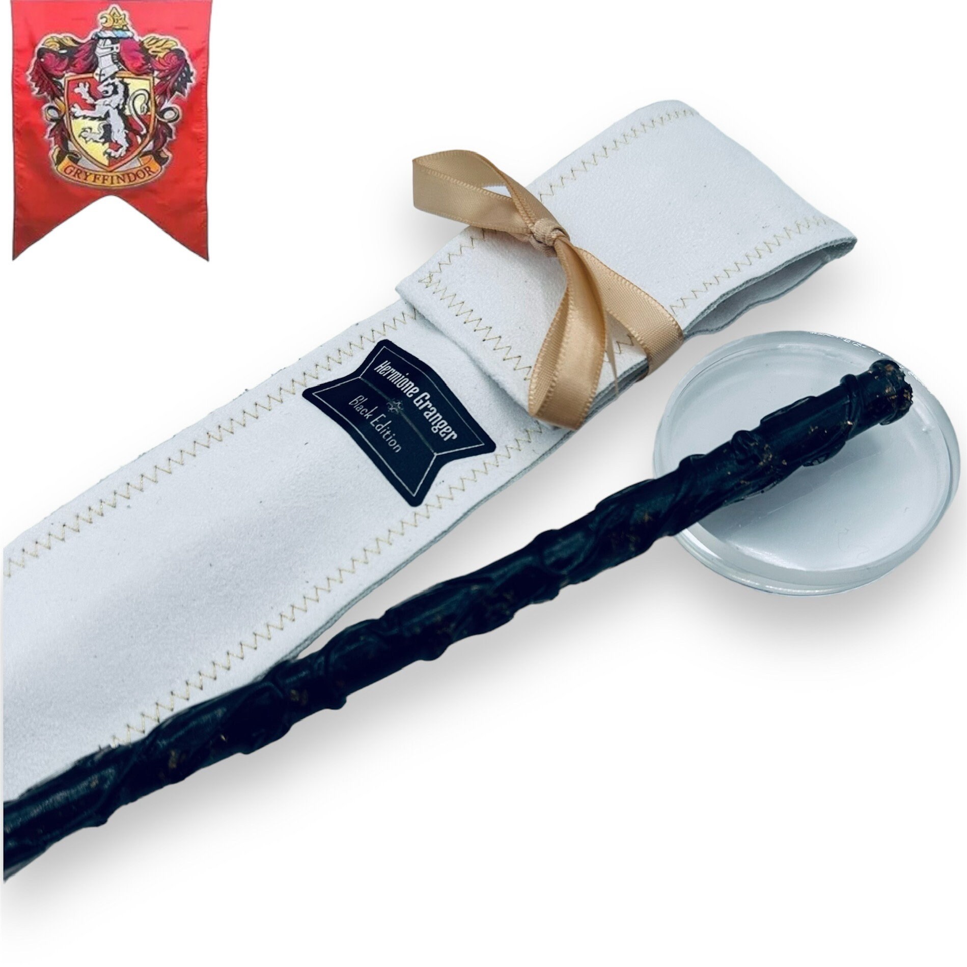 Official Replica Harry Potter Wand Hermione Ron Black Appearance Wizard ...