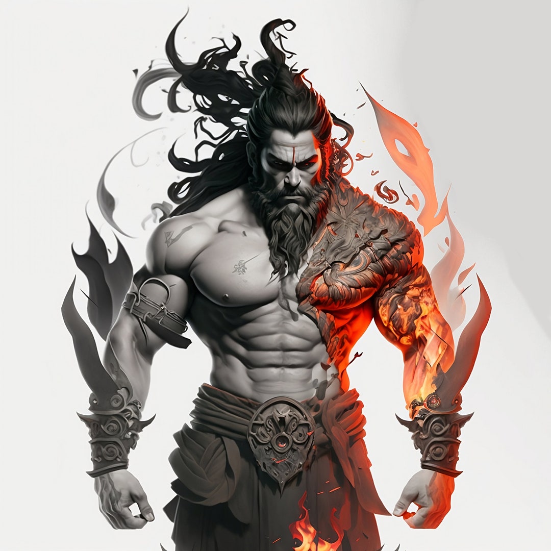 Hades Tattoo Design White Background PNG File Download High Resolution ...