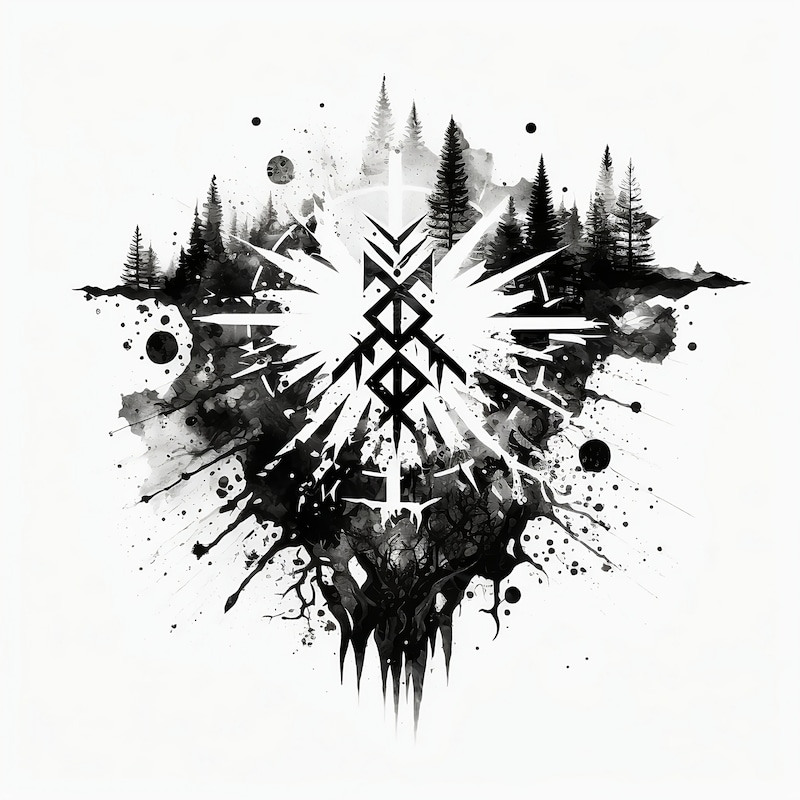 Nordic Stencil - Etsy