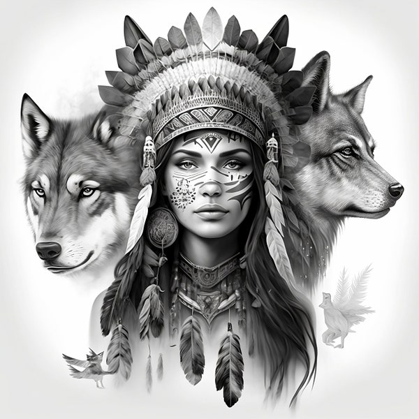 Native American Girl - Etsy