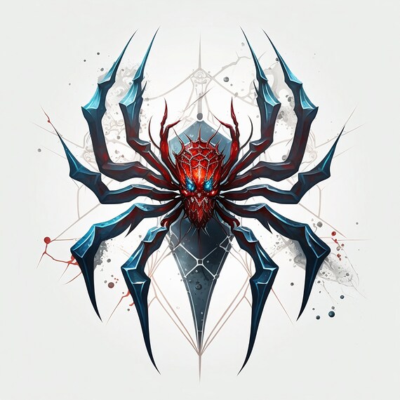 Elise Spider Queen Wallpaper