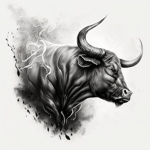 Angry Bull Tattoo Designs