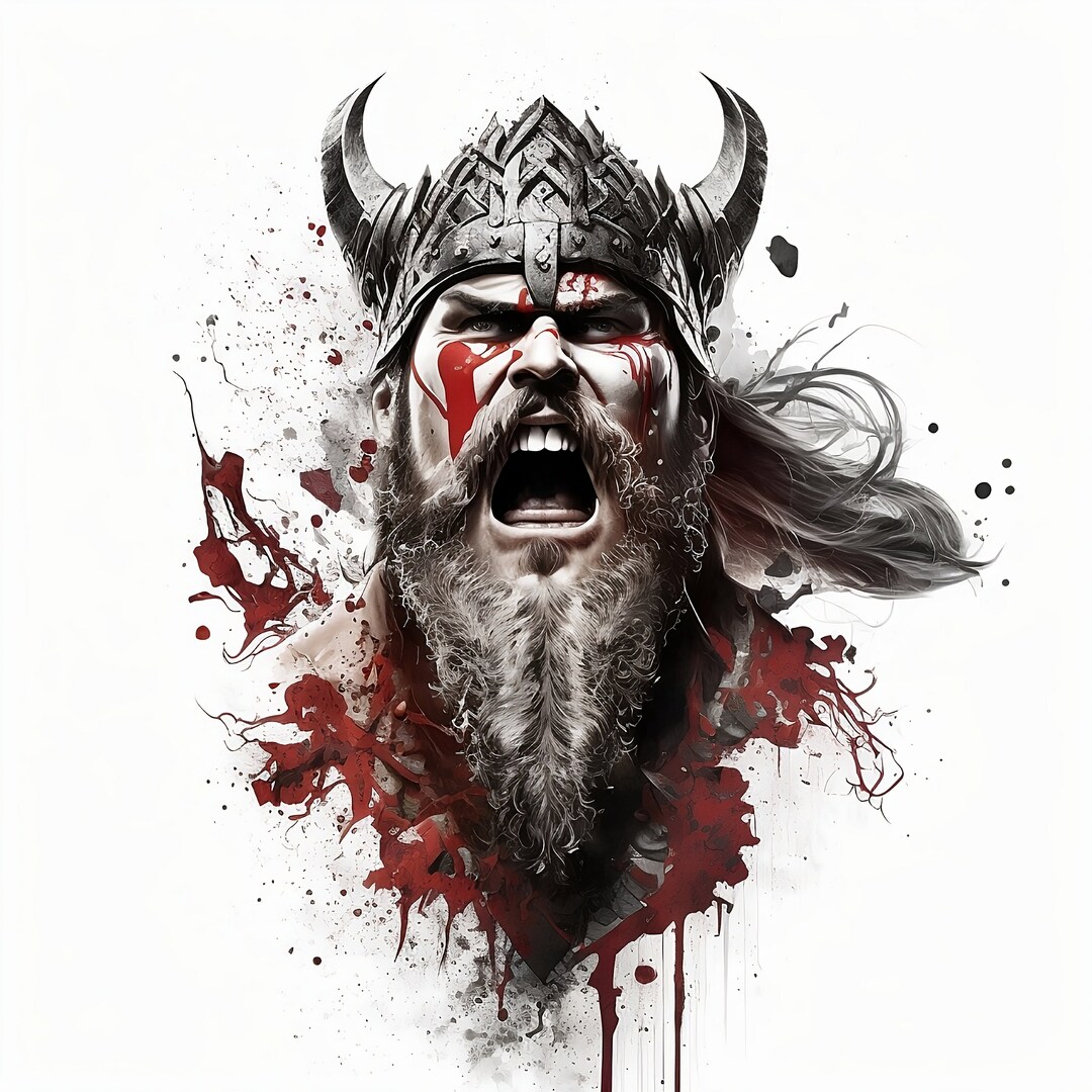 Viking Tattoo Design White Background PNG File Download High Resolution ...