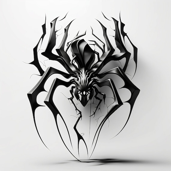 Tribal Spider Web Design