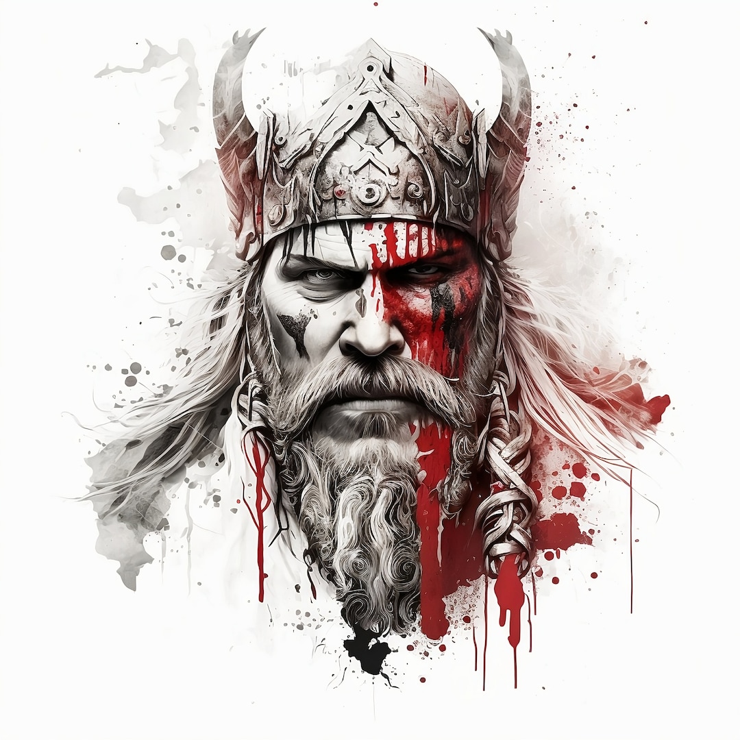 Viking Tattoo Design White Background PNG File Download High Resolution ...