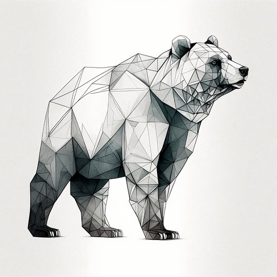 Geometric Bear Tattoos