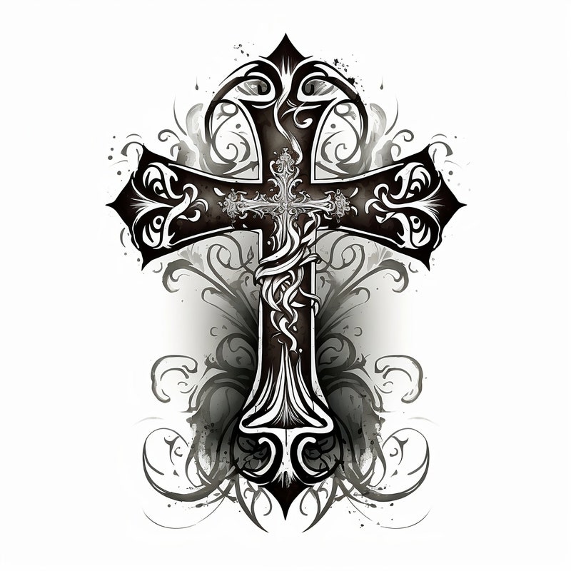 Cross Tattoos - Etsy