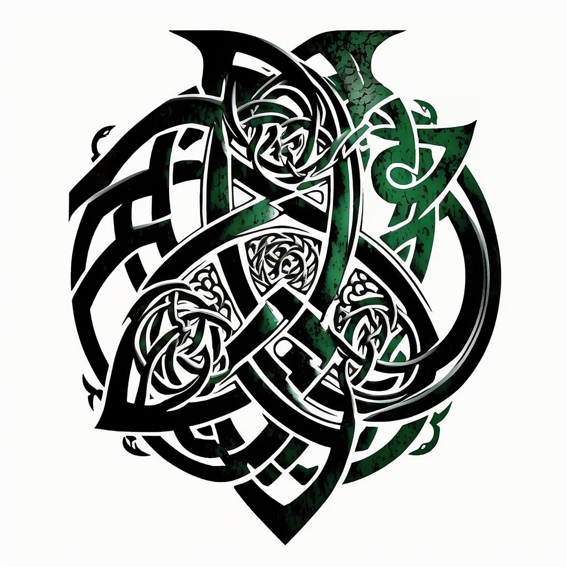 Celtic Symbol Tattoo Design White Background PNG File Download High ...