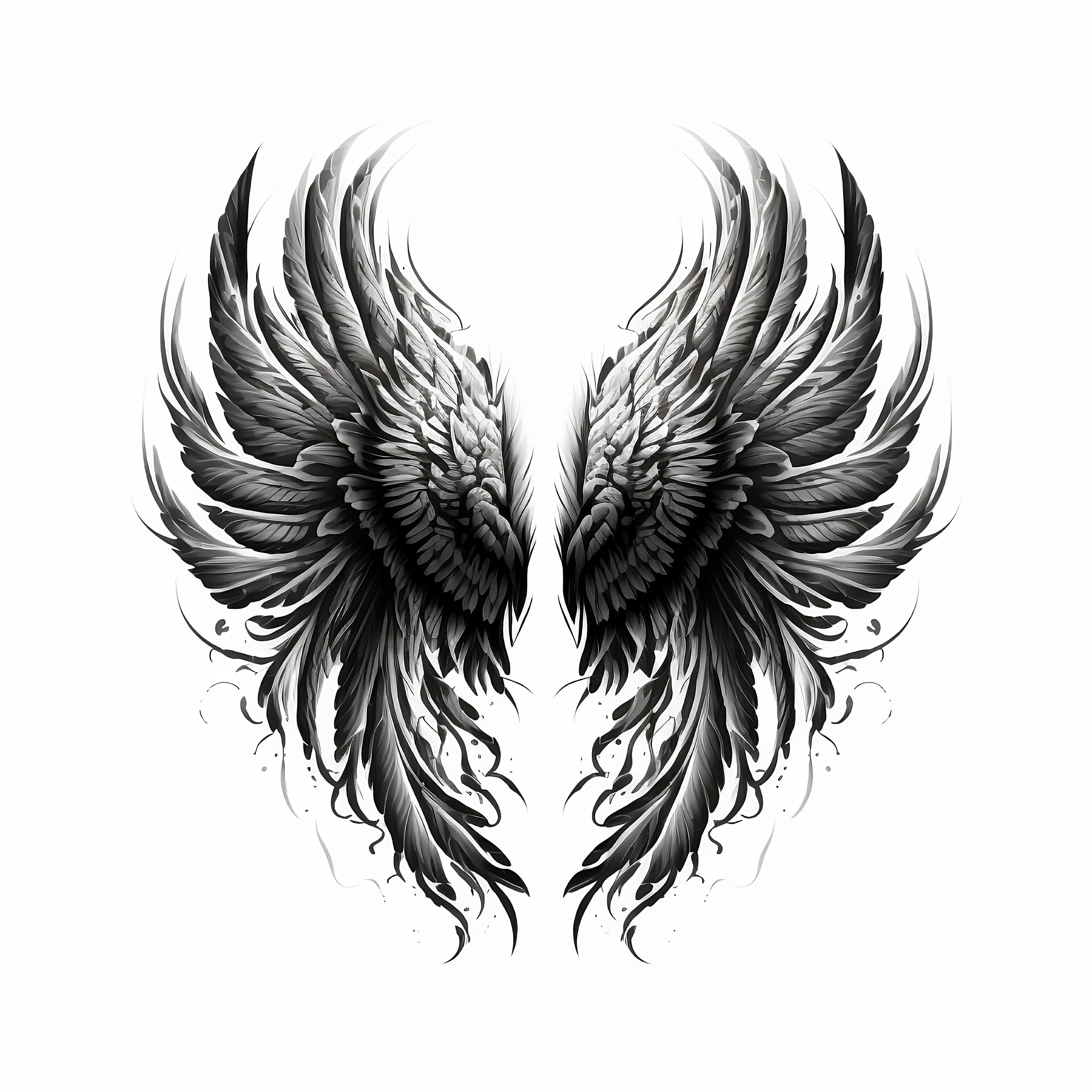 Broken Angel Wings Tattoo Designs