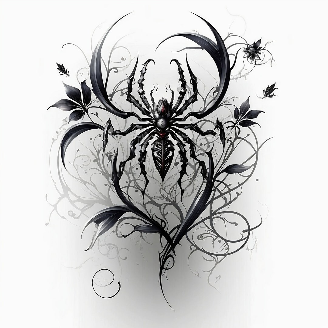 Spider Drawings Tattoos