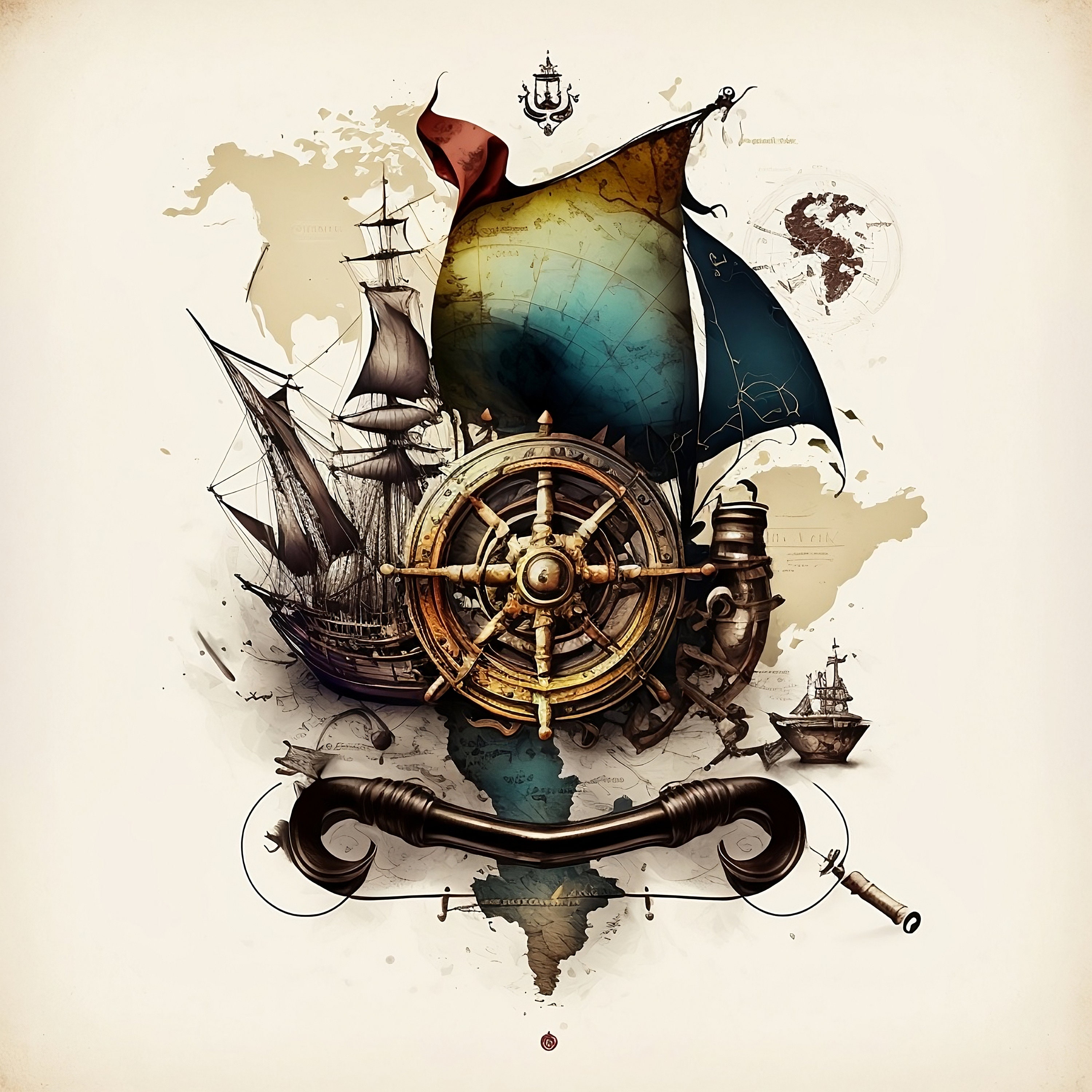 Pirate Anchor Tattoos
