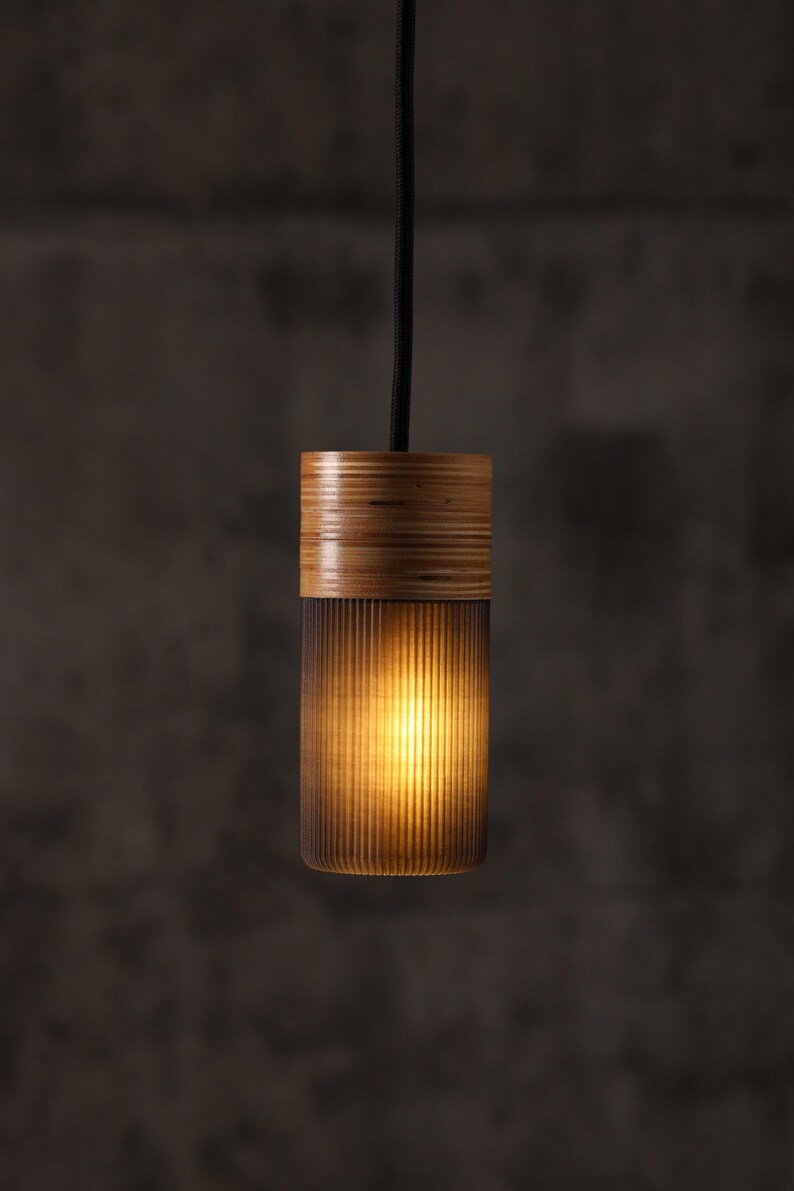 Modern Wooden Pendant Spotlight - SPARK - FCP02 | Minimalist Accent ...