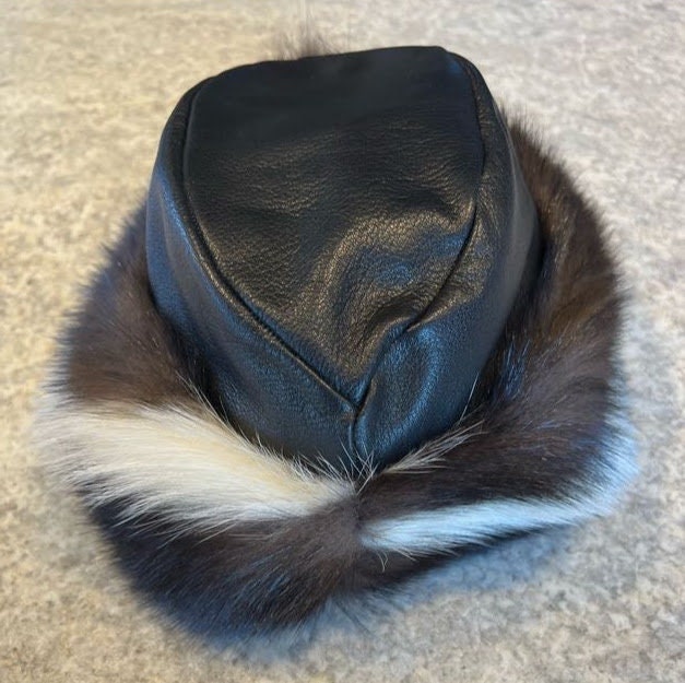 Skunk Fur Hat - Etsy