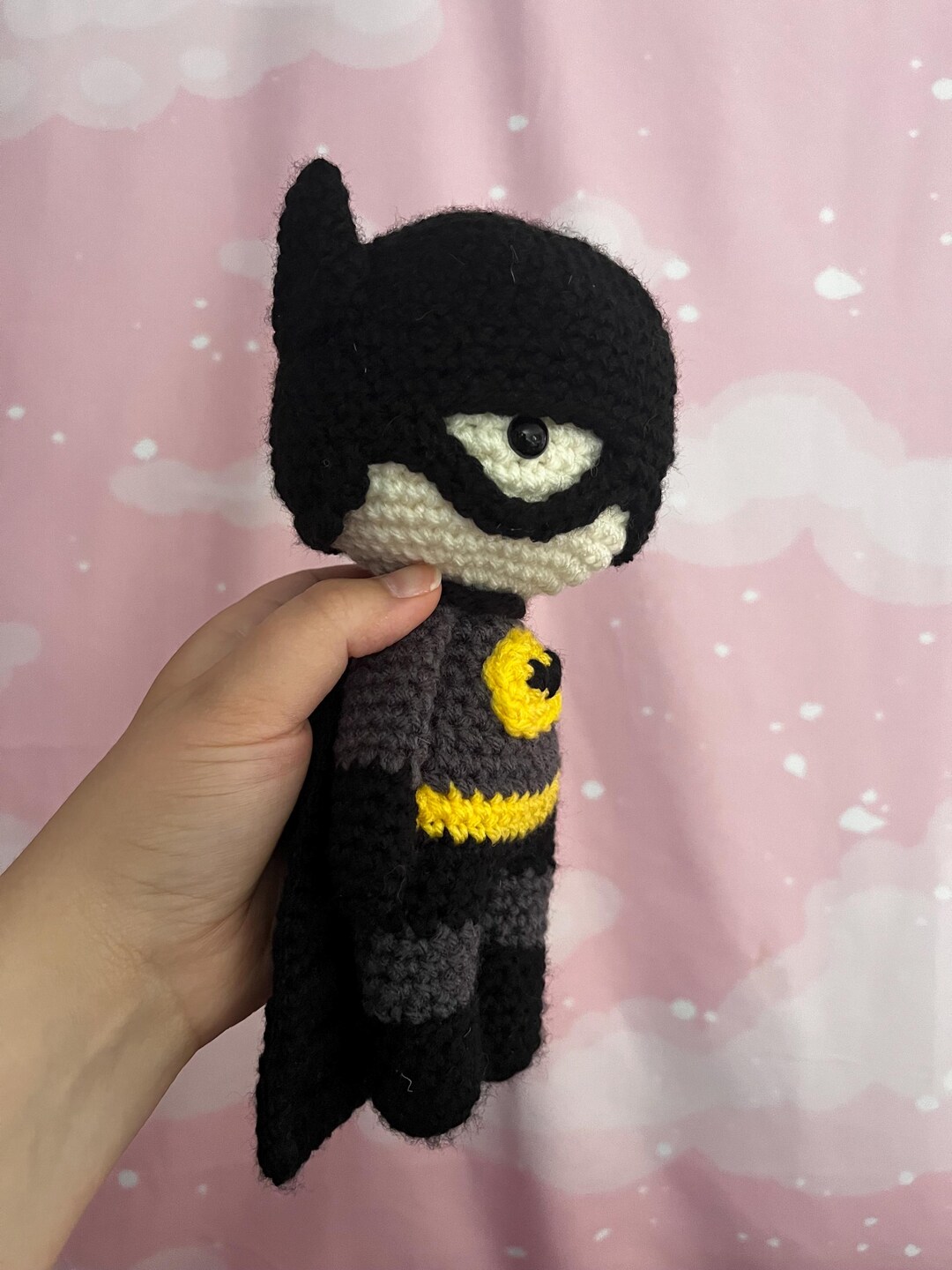 Batman Bruce Wayne Amigurumi Plush Made to Order - Etsy