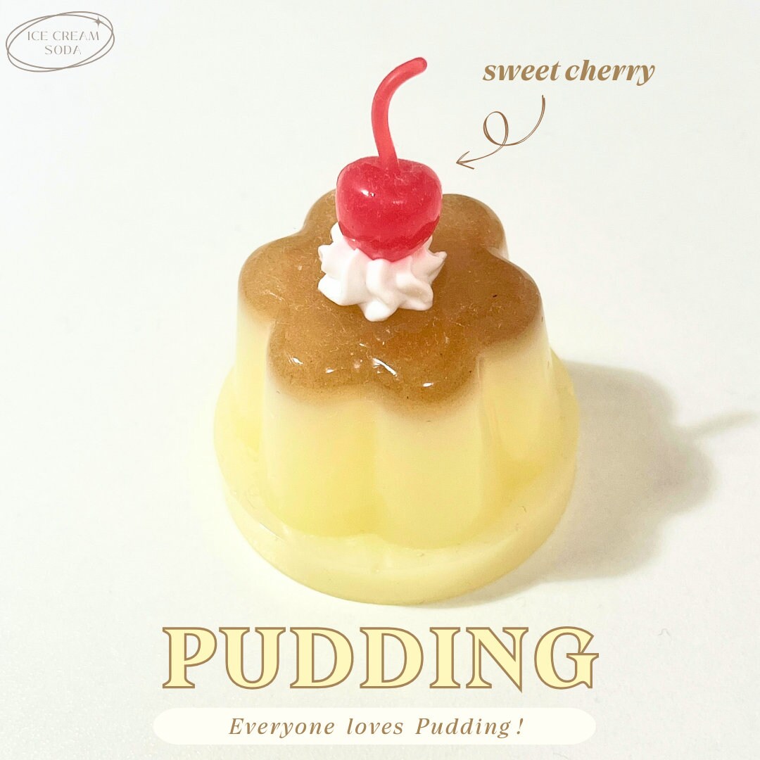 Cute Mini Resin Pudding Decorations (jelly, Pop Socket, Desktop ...