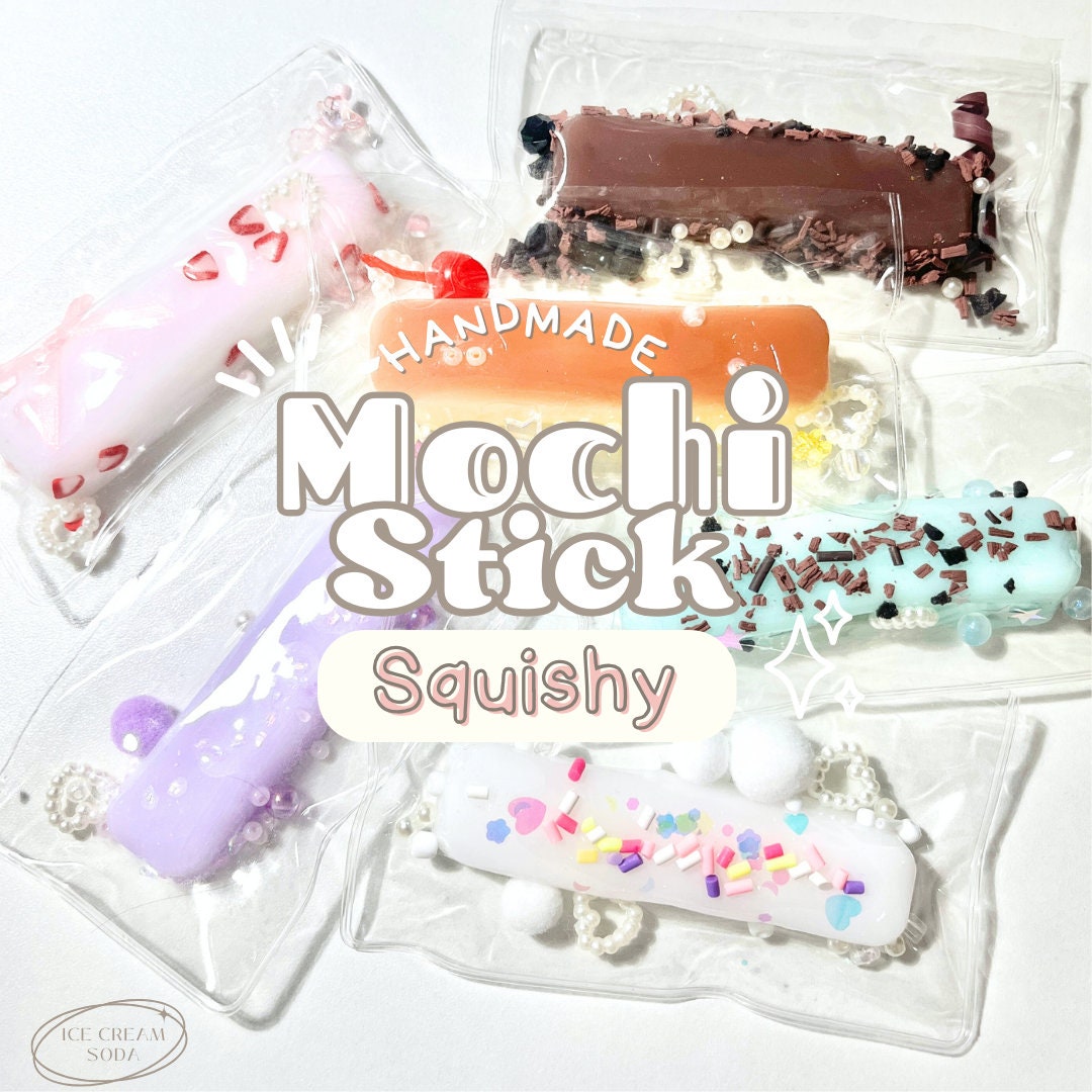 Handmade Cute Mochi Stick Taba Squishy Toy (stress Reliever, Slime Toy ...