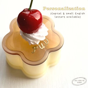 Handmade Custom Pudding Resin Shaker & Storage Case (kawaii Keychain ...